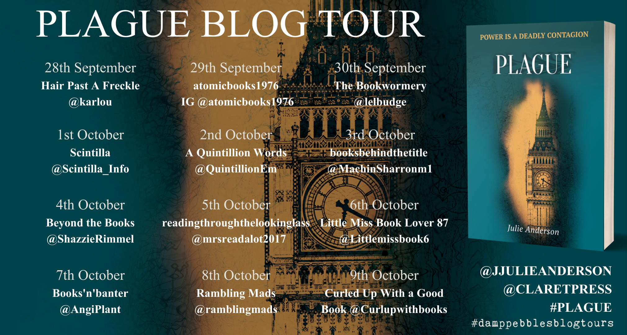 Plague On Tour – Julie Anderson
